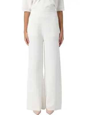 Max Mara High-waisted Wide Leg Knit Wool Trousers - Brown