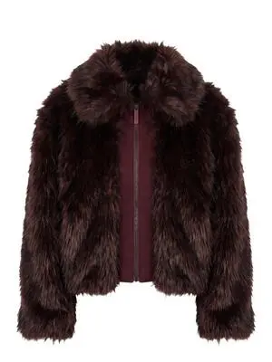 Mackage Nanny Faux Fur Jacket - Brown