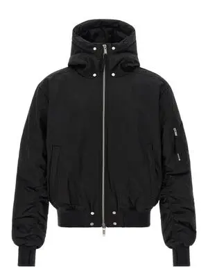 THOM KROM J 89 Oversized Hooded Jacket - Black