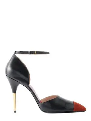 Valentino Garavani D'orsay Sinead Pumps In Goatskin And Suede 105mm - No