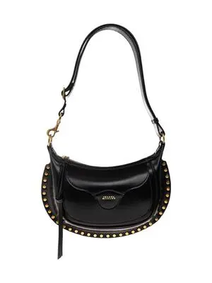 Isabel Marant Étoile Moon Studded Shoulder Bag - Black