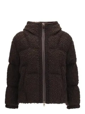 Moncler Cristallin Padded Jacket - Brown