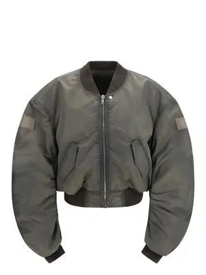Rick Owens Rick Owens Men Secchia Flight Bomber Gray