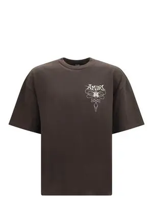 Amiri Amiri Men Lasso Os T-Shirt Brown