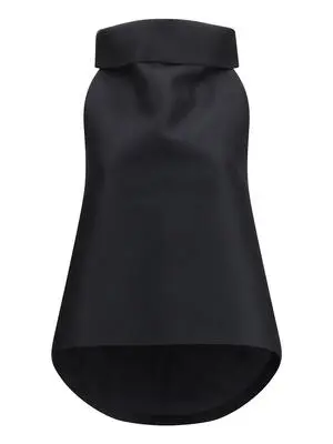 Balenciaga High Neck Top - Black
