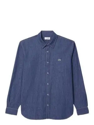 Lacoste Regular-fit Cotton Shirt - Blue