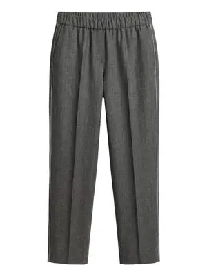 PESERICO  Pleated Wool Casual Trousers