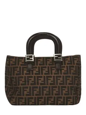 Fendi Zucca Handbag - Brown