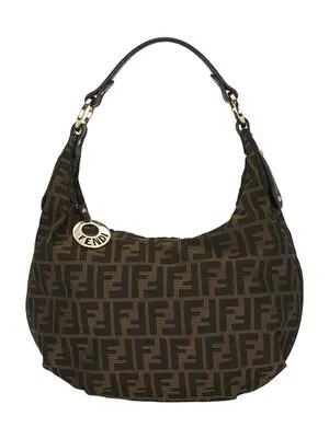 Fendi Zucca Hobo Bag - Brown