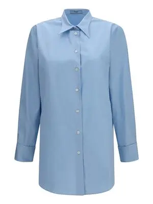 Prada Cotton Poplin Shirt - Blue