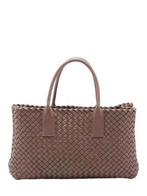 Bottega Veneta 2012-2026 Nappa Intrecciato Tote Bag - Brown