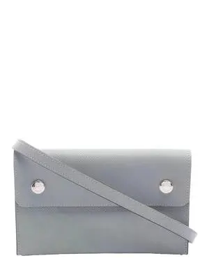 Hermès 2026 Epsom Hermesnap Wallet On Strap Crossbody Bag - Grey
