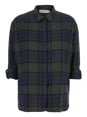 BARBOUR Barbour ELISHAW Regular-Fit Classic Collar Cotton Shirt With Embroidered Logo