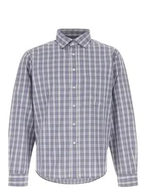 Gimaguas Ruben Embroidered Cotton Check Shirt - Checked