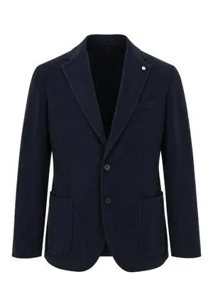 L.B.M. 1911 L. B.m. 1911 Tailored Single-breasted Blazer Jacket - Blu