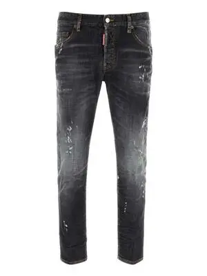 Dsquared2 Graphite Stretch Denim Jeans - Grey