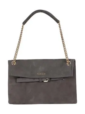 Orciani Venus Nabucco Small Leather Shoulder Bag - Grey