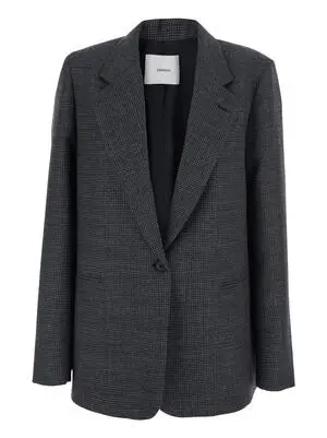GRIFONI Grifoni Single-Breasted Notched Revers Blazer With Long Sleeves