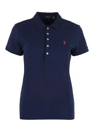 Polo Ralph Lauren Polo Ralph Lauren Stretch Cotton Piqué Polo Shirt Blue