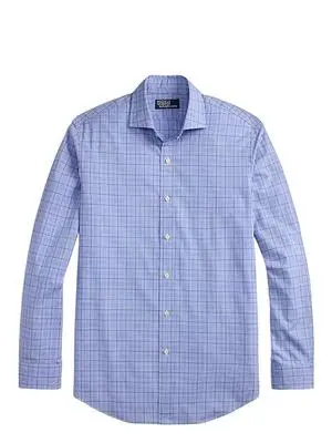 Polo Ralph Lauren Classic Fit Checked Poplin Shirt - White Blue Multi