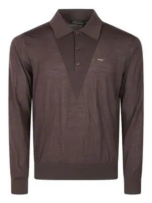Prada Prada Men Sweater Men Prada Brown