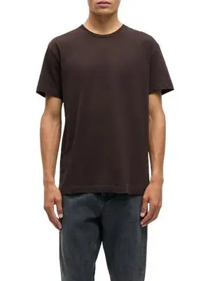 Samsøe Samsøe Kronos Organic Cotton T-shirt - Mole