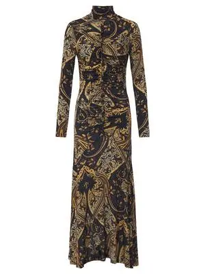 Ulla Johnson Ida Paisley Jersey Midi Dress - Multicoloured