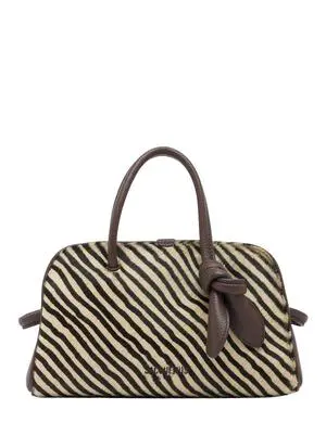Jacquemus Turismo Small Calf Hair Bowling Bag - Multicoloured
