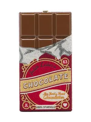 Judith Leiber Candy Bar Milk Chocolate Embellished Clutch - Multicoloured