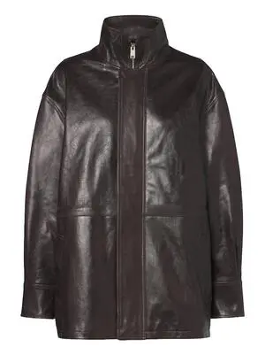 ARMA Alia Leather Jacket Brown