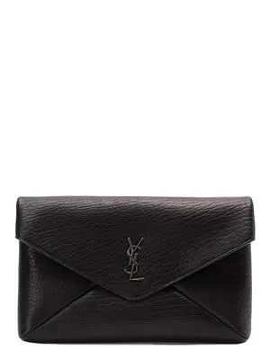 Saint Laurent Saint Laurent Men Cassandre Large Envelope Pouch In Lambskin Multicolor