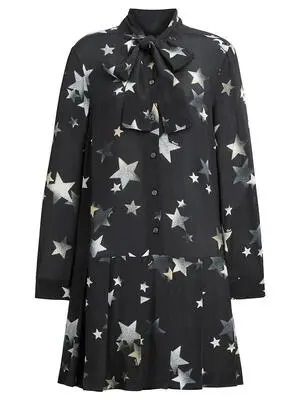 COACH OUTLET Tie Neck Star Dress