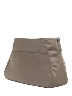 AGNES B. Origami Shoulder Bag Brown