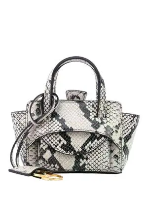HIDESINS Xs Flap Logo-tag Tote Bag - Neutrals