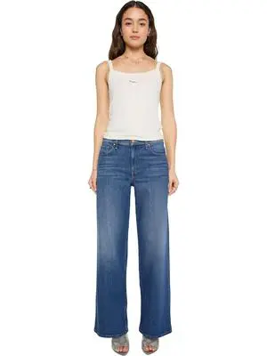 MOTHER MOTHER The Rerun Zip Sneak Deluxe Edition Jeans Blue