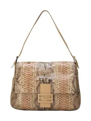 FENDI Brown Python Mama