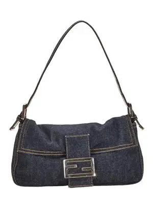 Fendi Denim Baguette - Blue