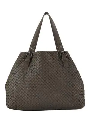Bottega Veneta Intrecciato Cesta Tote - Grey