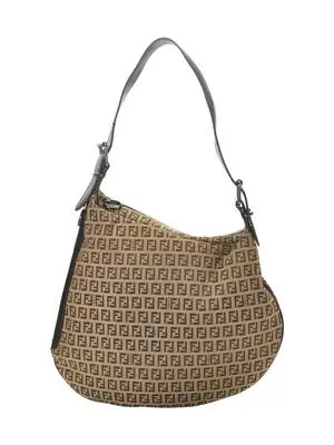 Fendi Zucca Oyster Bag - Brown