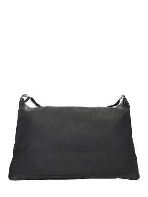 GUCCI Black Gg Nylon Weekender Xl