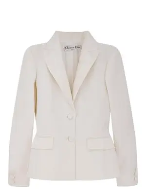 Dior Wool And Silk Blend Jacket - Multicolor