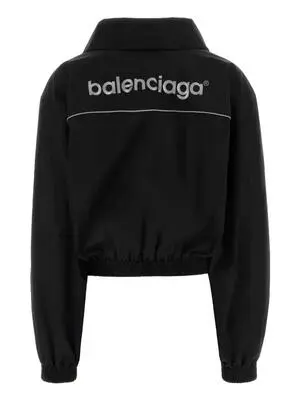 Balenciaga 3b Sports Icon Reflective-trim Jacket - Black