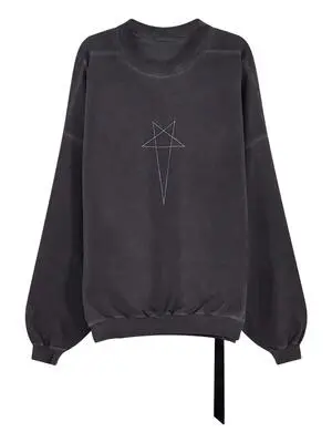 Rick Owens Drkshdw Men Hun Cotton Crewneck Multicolor