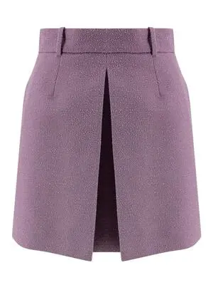 Dior Boucle Virgin Wool Blend Skirt - Multicolor