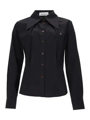 VIVIENNE WESTWOOD Camicia Violin Con Logo - Black