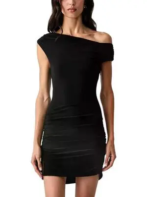 ANIYE BY One-shoulder Ruched Mini Dress