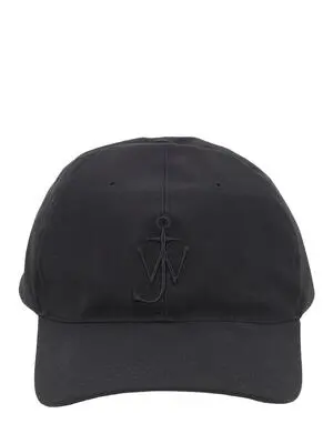 JW Anderson Jw Anderson Unisex Cappello Da Baseball Con Logo Black