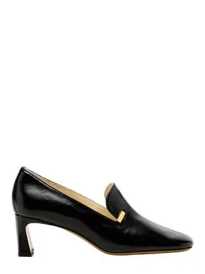 Phoebe Philo Leather Loafer Pumps - Black