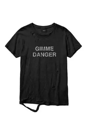 OTHER UK Gimmie Danger Thrasher T-shirt Aged - Black