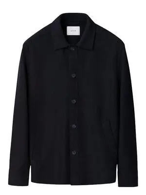 ALLEN EDMONDS Eaton Eton Boiled Wool Shirt Jacket